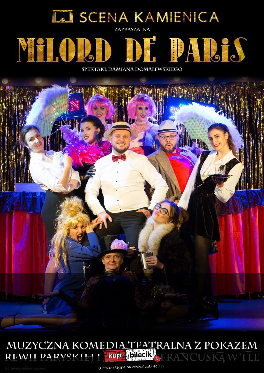 Muzyczna komedia teatralna z tanecznym show i piosenką francuską ...